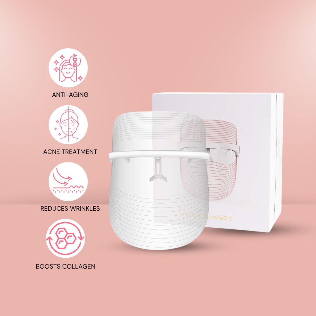 Glow™ LED Light Face Shield – winksbeaute